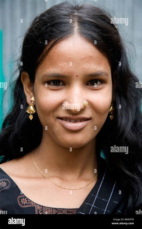 Young Bengali Girl Village Tauta District Manikgunj Bangladesh No