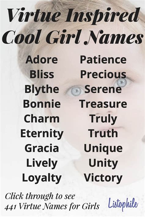 250 Unique Middle Names For Girls Artofit