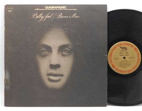 【やや傷や汚れあり】★激レア Us Orig 4ch Lp★billy Joel Piano Man 1973年 希少 完全別mix 4ch盤