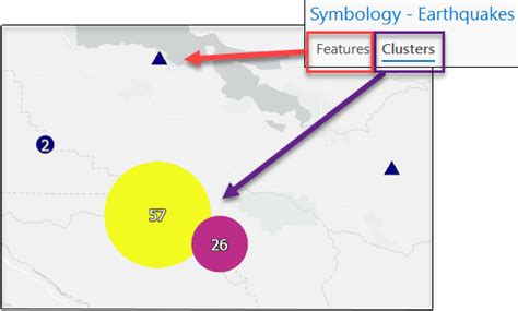 symbolize clustered feature layers—arcgis pro documentation
