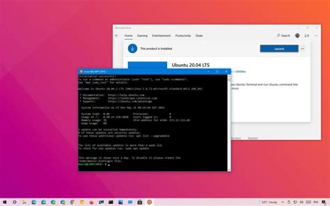 how to install ubuntu on windows 10 pureinfotech