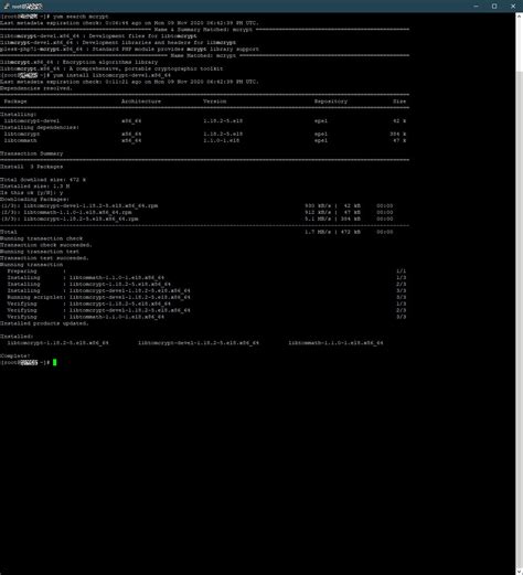 how to install mcrypt on centos 8