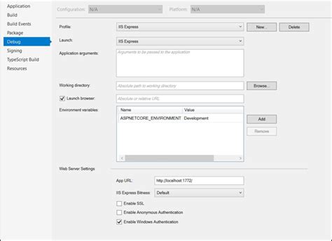 Configure Windows Authentication In Asp Net Core