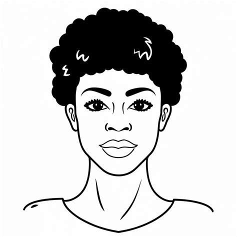 Desenhos De Jovem Mulher Negra Para Colorir E Imprimir Colorironline Com