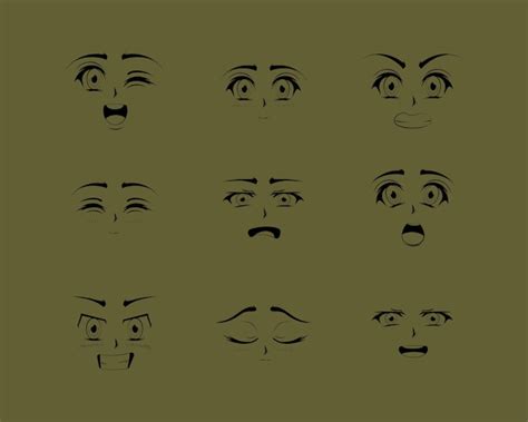Discover More Than Anime Facial Expressions Chart Best In Cdgdbentre