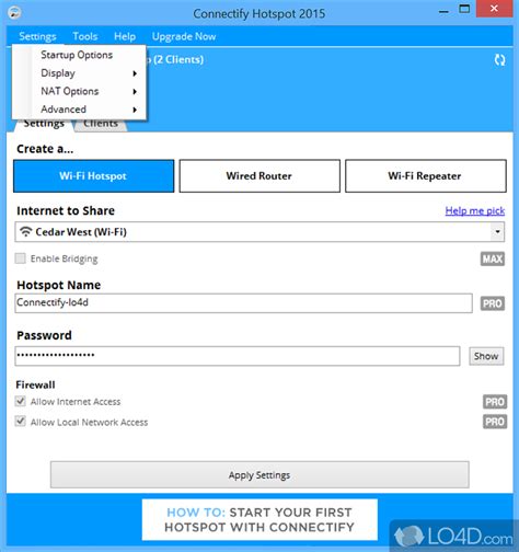 Connectif Wifi Hotspot Creator Lowikor