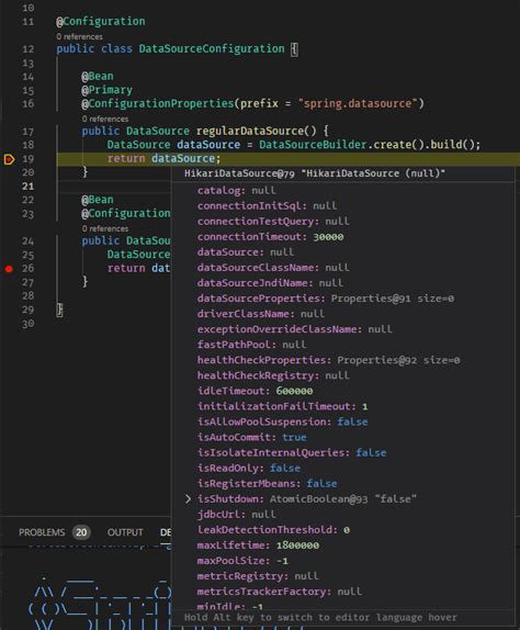 spring datasourcebuilder does not pickup configurationproperties