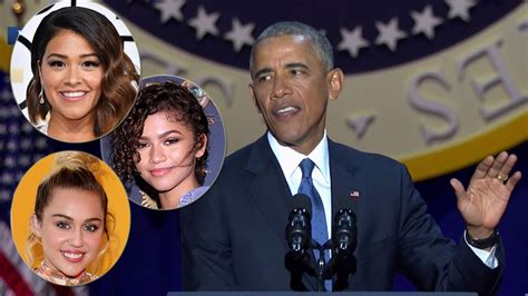 Celebs React To President Obamas Emotional Farewell Speech Where Was