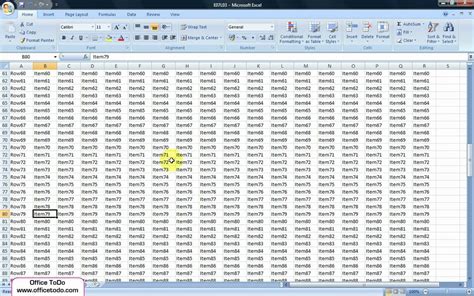 how to reach cell a1 the fastest excel 2007 youtube