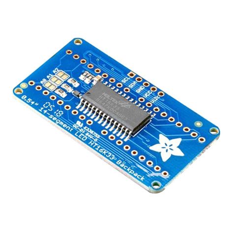 adafruit 14 segment led alphanumeric backpack ada1910 core
