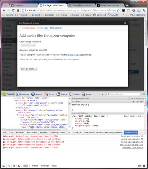 wordpress uncaught syntaxerror unexpected token illegal itecnote