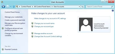 how to configure the uac user account control settings in windows 8