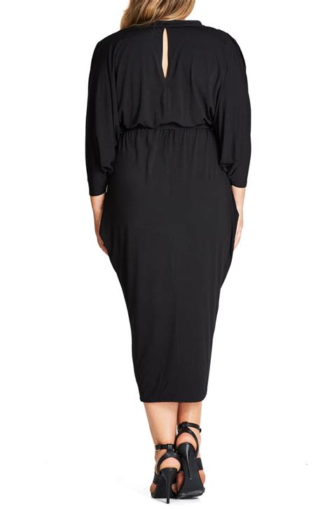 City Chic Va Va Voom Belted Maxi Dress Plus Size Nordstrom