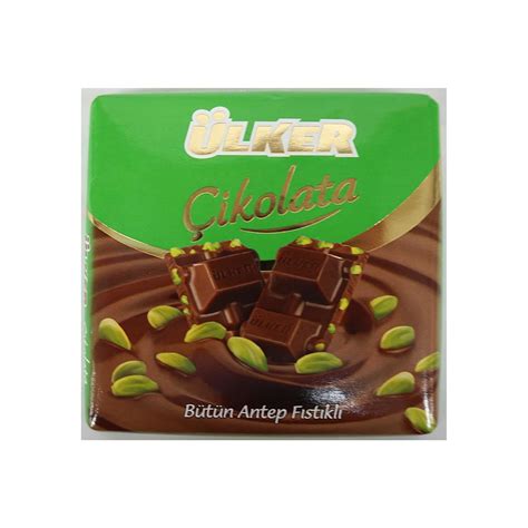 Ulker Pistachio Milk Chocolate Bars Mekkah Mart