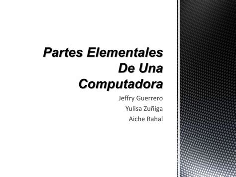 Pdf Partes Elementales De La Computadora Dokumen Tips