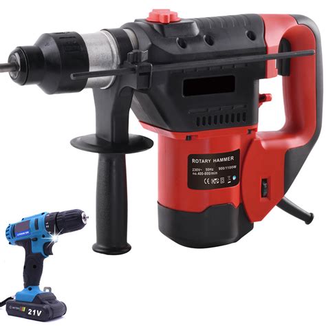 Tolhit Electric Cordless Drill Machine Rotary Hammer Power Tools Sets