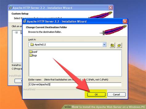 how to install the apache web server on a windows pc