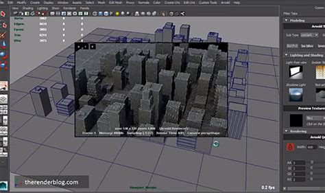 maya create an interactive viewport rendering tool using native