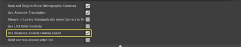 viewport controls unreal engine documentation