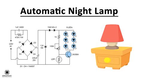 automatic night lamp using light dependent resistor ldr