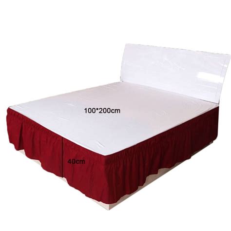 Ruffles Bed Skirt Solid Color Bed Sheet Soft Bed Dust Cover Household