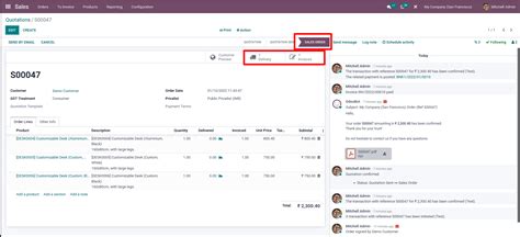 how to configure the automatic invoicing in odoo 15