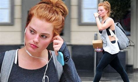 Margot Robbie Unveils New Ginger Locks As She Steps Out In London