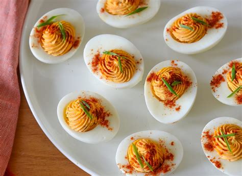 Sriracha Deviled Eggs Once Upon A Chef