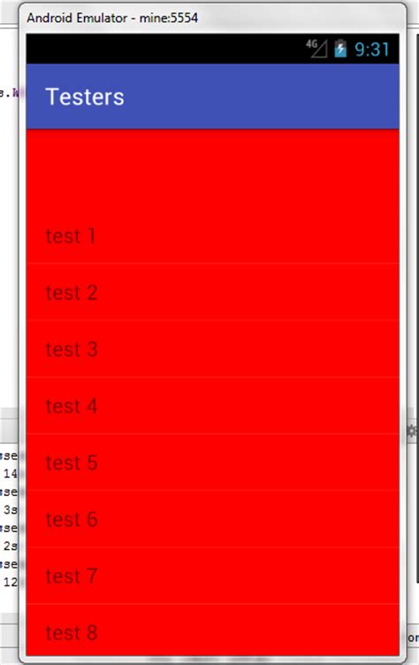 android listview with fixed header and footer programmatically