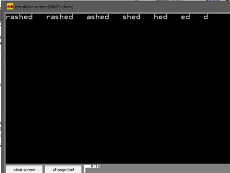 how to show a string 10 times using while loop in assembly