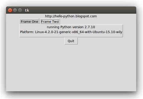 hello python