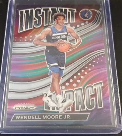 2022 23 Panini Prizm Wendell Moore Jr Instant Impact Rc 20