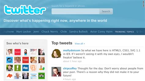 upgraded twitter search helps you find new people to follow