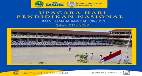 Upacara Peringatan Hari Pendidikan Nasional Sman 1 Lemahabang Kabupaten
