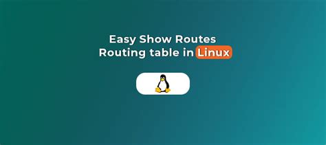 easy show routes routing table in linux