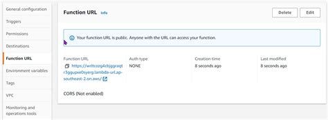 function urls quick and easy way to invoke aws lambda functions over