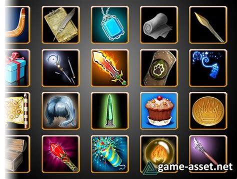 loot icons pack vol 3 game assets for unity and unreal
