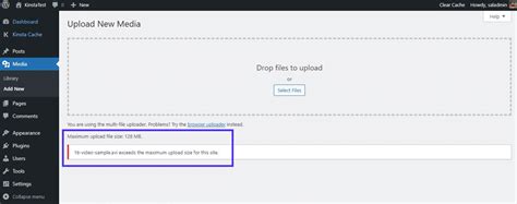 ⬆️ how to increase the max upload size in wordpress
