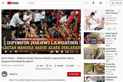 Beredar Isu Deklarasi Ganjar Pranowo Maju Pilpres 2024 Dihadiri Jokowi