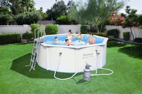 Hydrium Pool Package 56566 10ft X 48in By Bestway Metal Frame