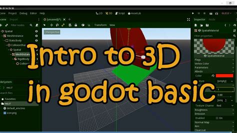 godot 3d intro basic youtube