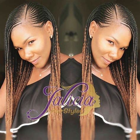 Ghana Braids Also Known As Banana Cornrows Use Extensions That Touch