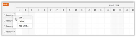javascript scheduler resource context menu daypilot code