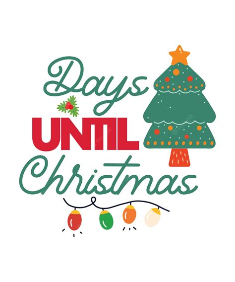 Premium Vector Days Until Christmas
