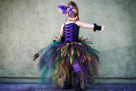 Mardi Gras Peacock Tutu Costume Skirt Etsy