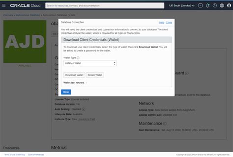oracle base oracle cloud autonomous json database ajd create