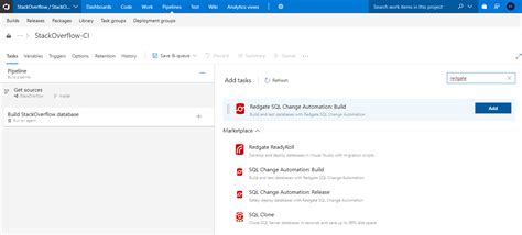 database continuous integration with the redgate sql
