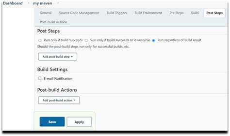 how to build java project using maven in jenkins