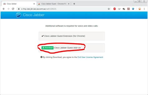 cisco jabber guest browser add on installation fail cisco community