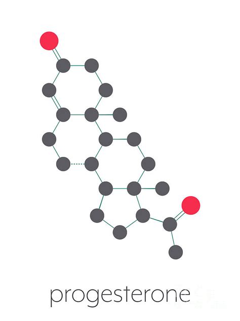 Progesterone Female Sex Hormone Molecule Photograph By Molekuul Science